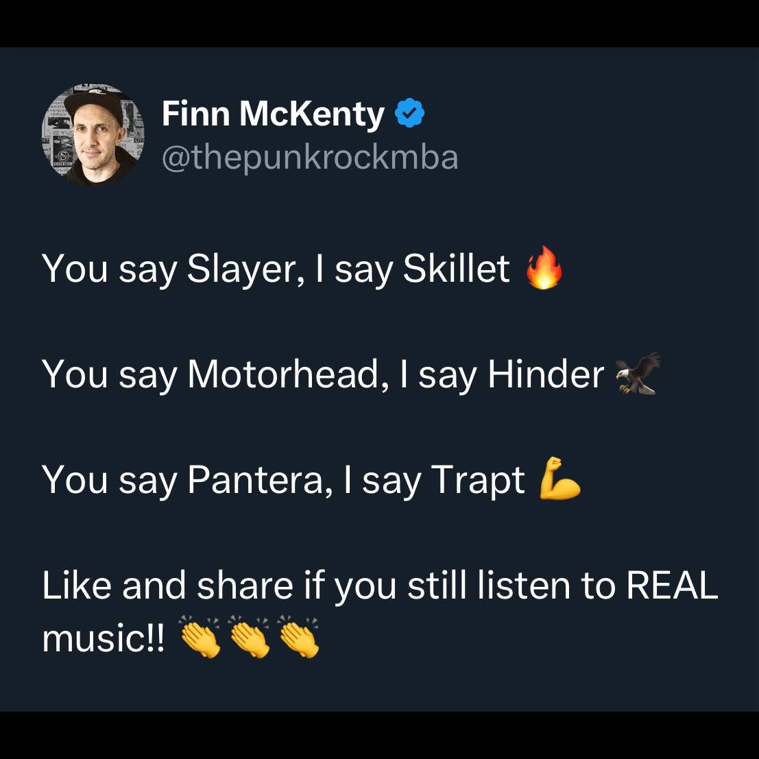 Post from Finn Mckenty