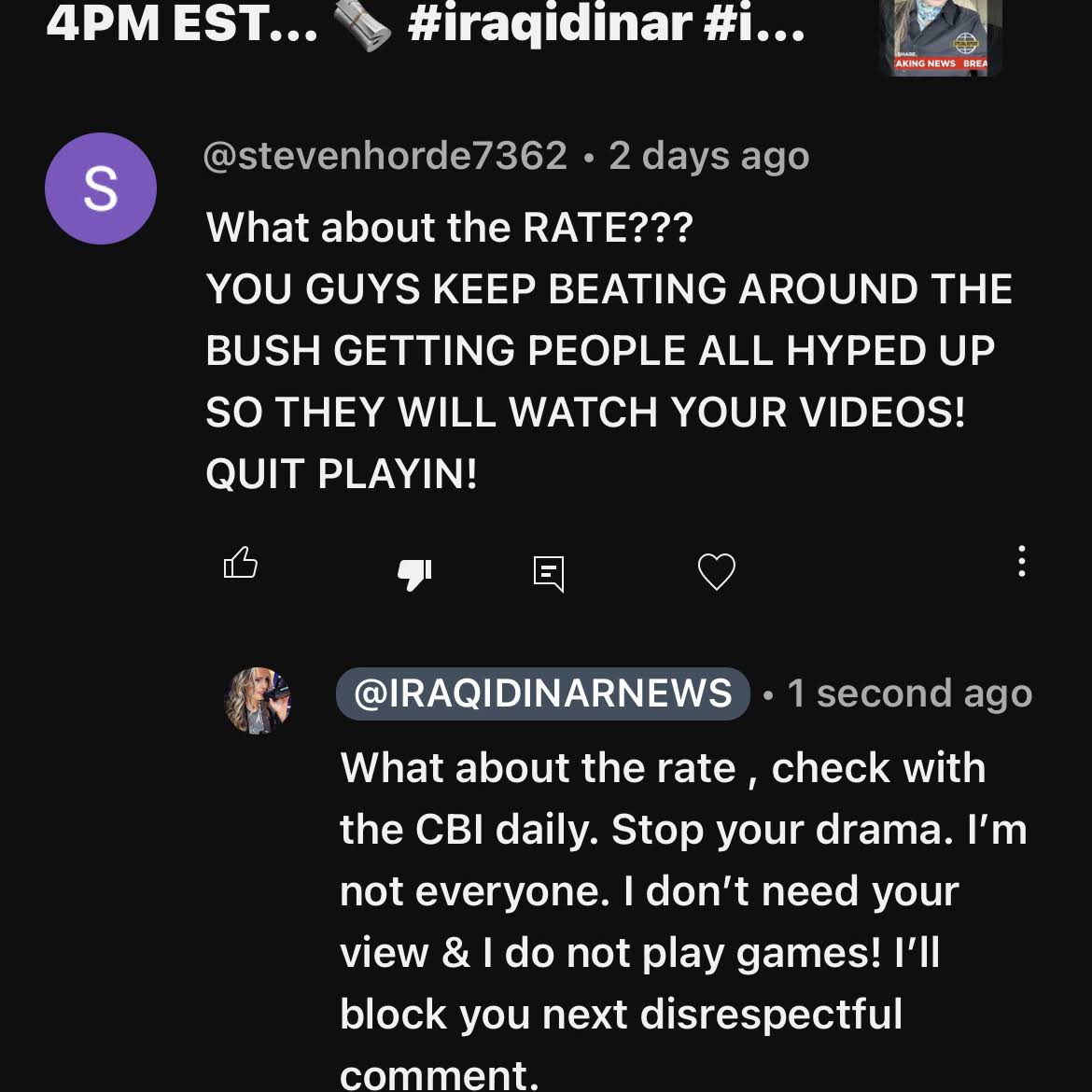 Post from News Room Chella Smith Dinar Reforms & Economics