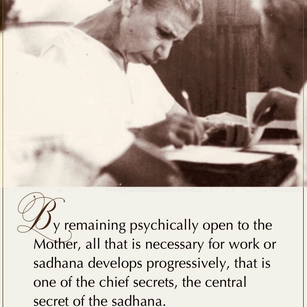 Post from Arvind T Akki Sri Aurobindo Ashram, Pondicherry