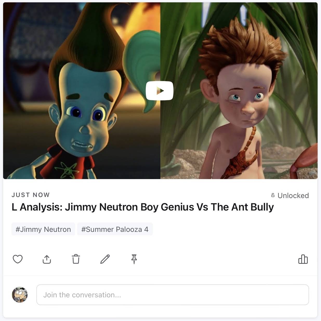 Post from Lonely Fanboy48