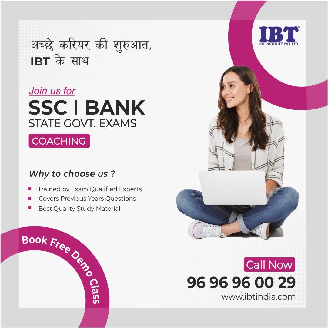 Post from IBT Institute - No.1 Govt. Exams Coaching