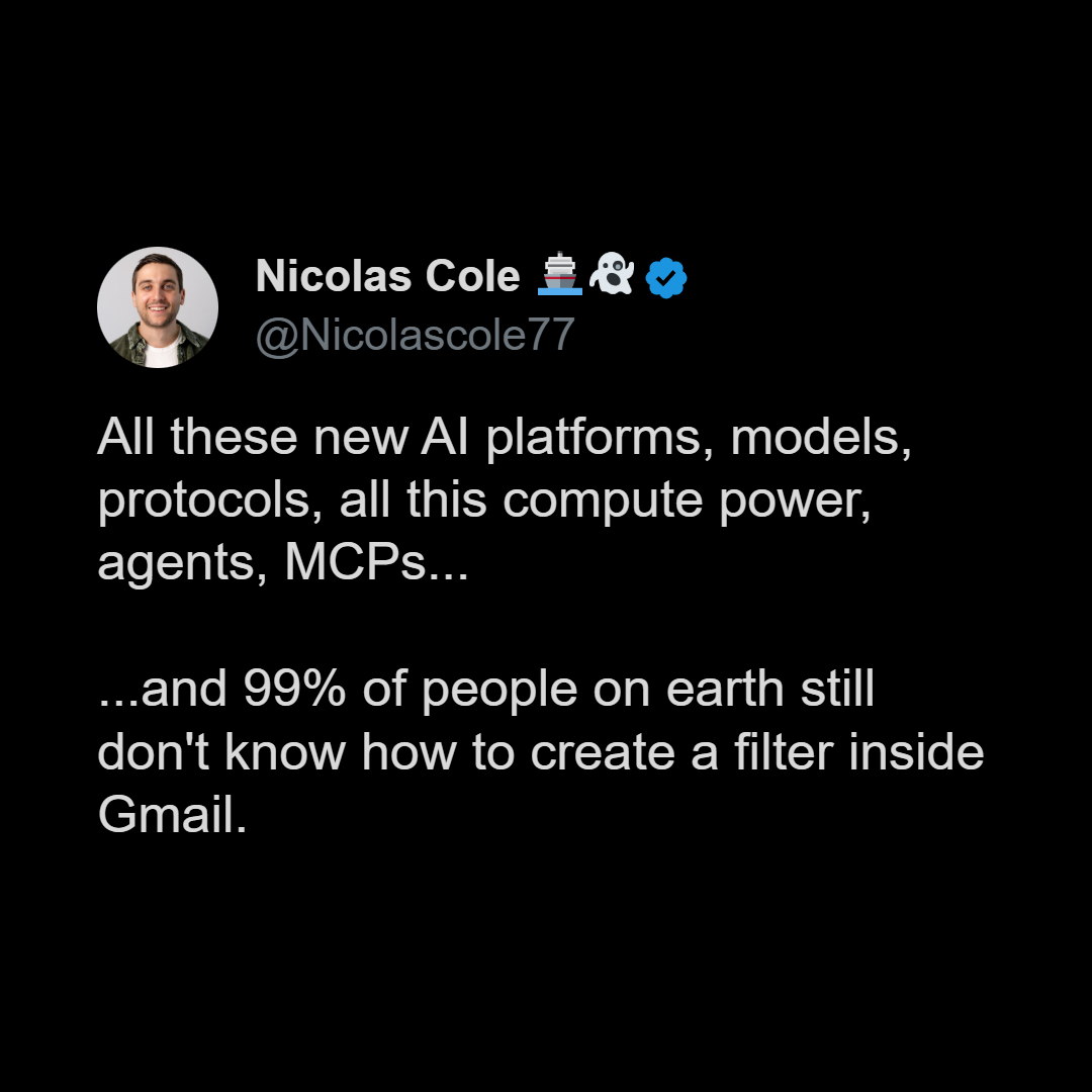 Post from Nicolas Cole