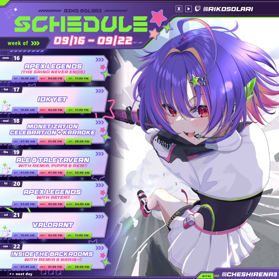 Post from Riko Solari【VSPO! EN】