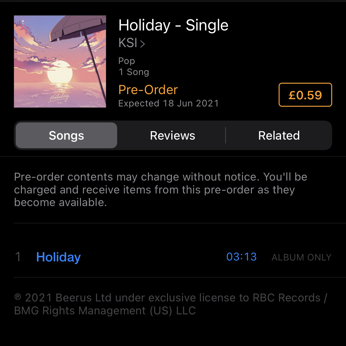 Post from KSI Music