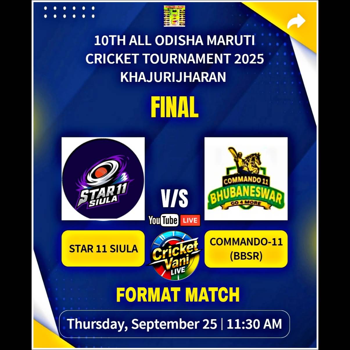 Post from CRICKET VANI