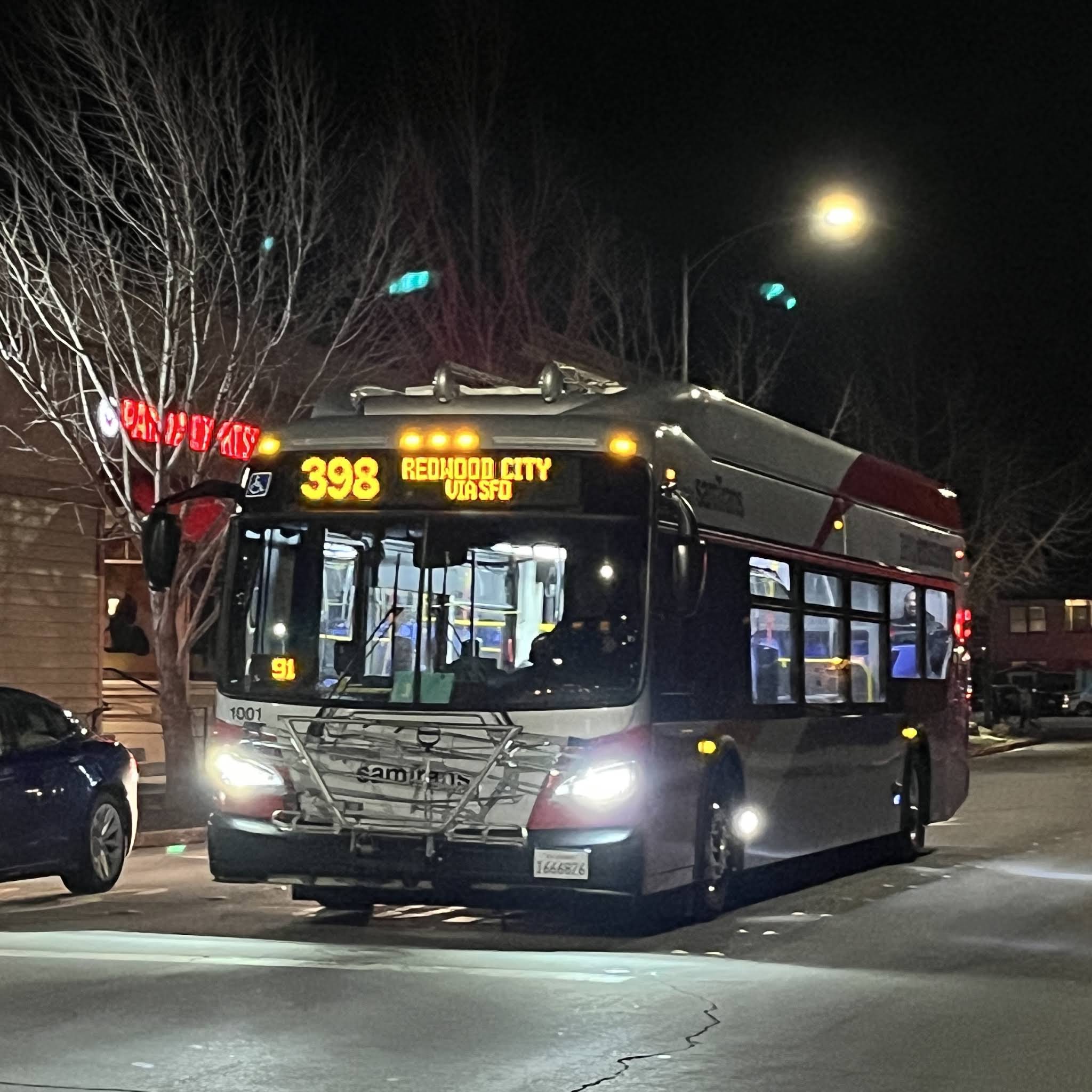 Post from SF Muni Transit Operations