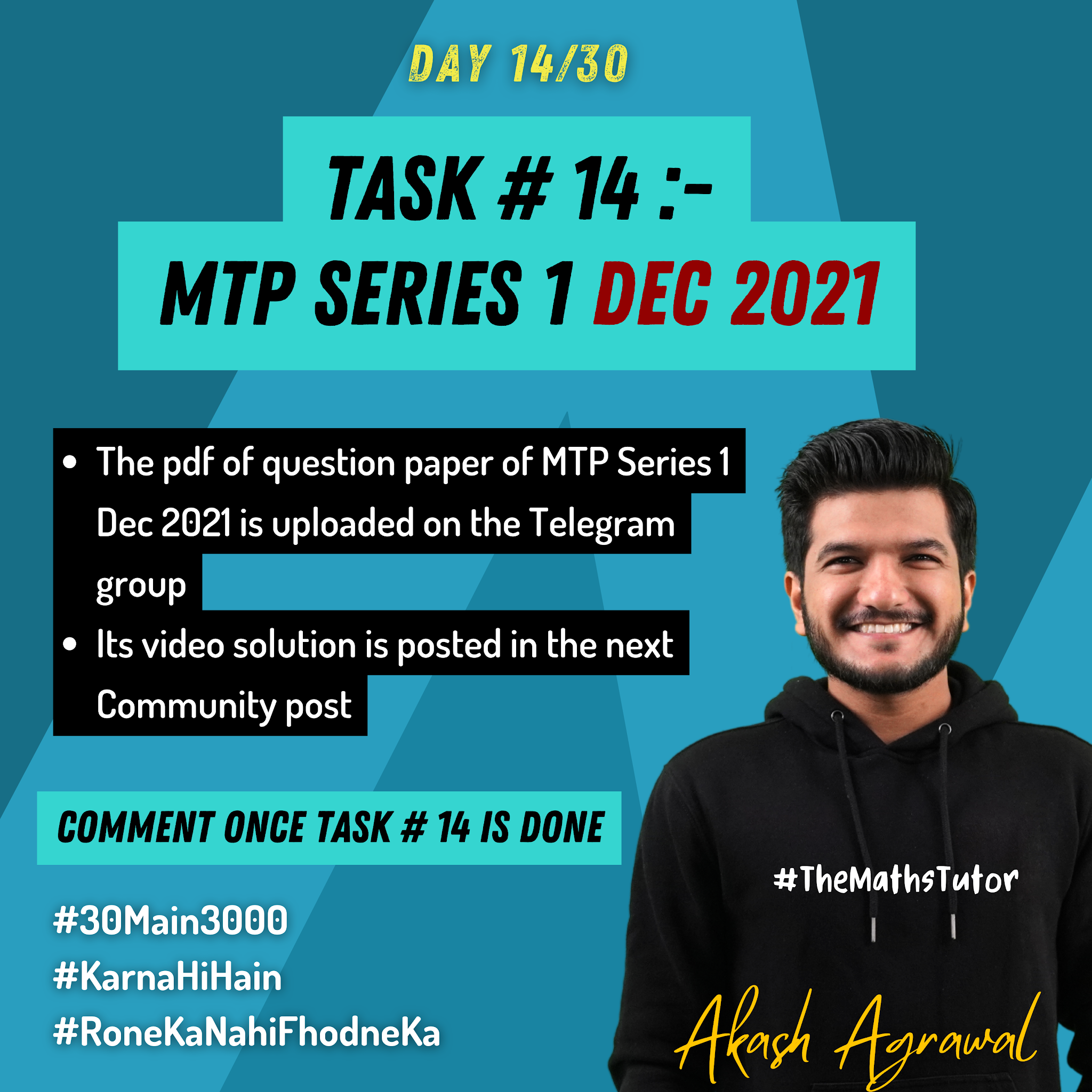 Post from Akash Agrawal