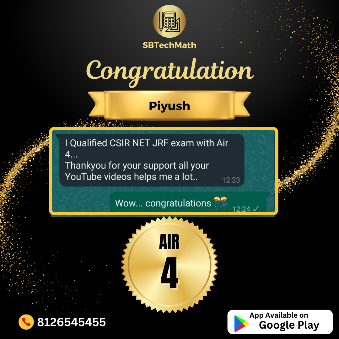 Post from SB TechMath