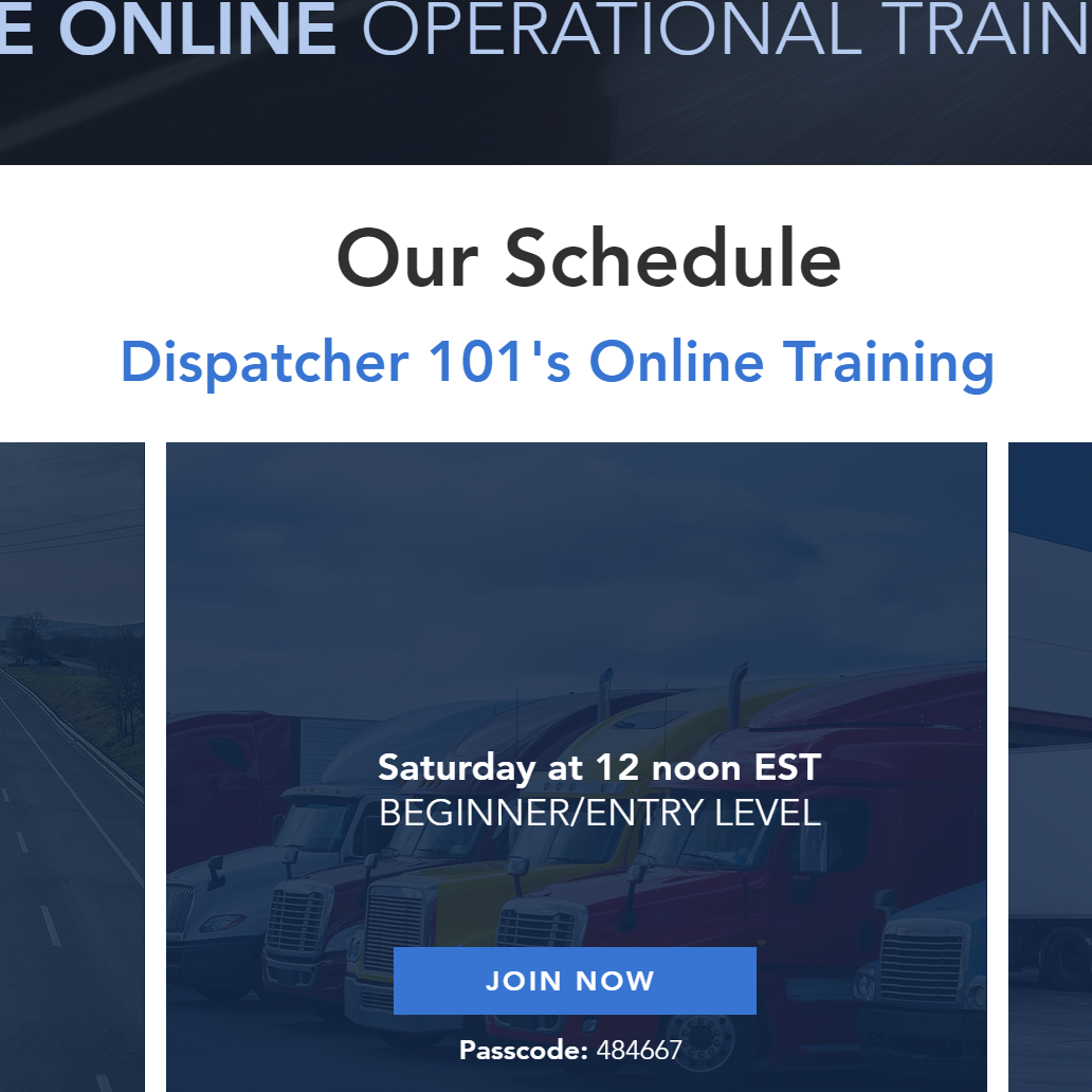Post from DISPATCHER 101 TRAINING FOR BEGINNERS