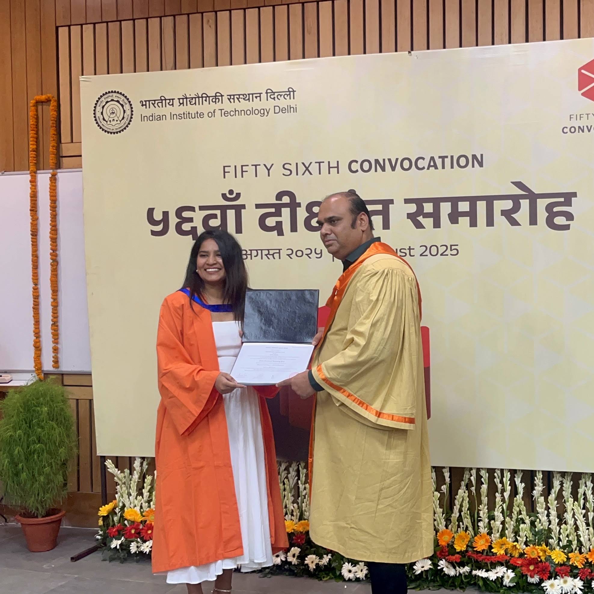 Post from Sonal Kholwal [IIT DELHI]
