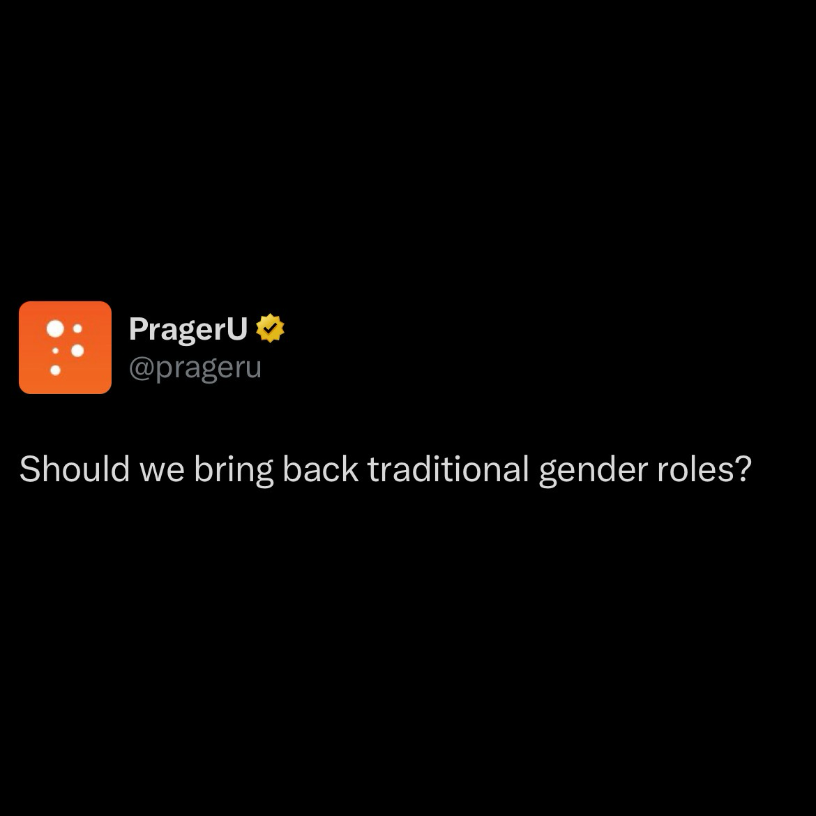 Post from PragerU Shorts