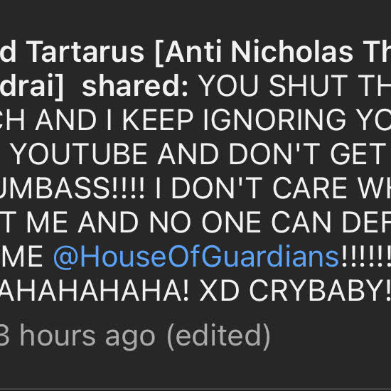 Post from House Of Guardians
