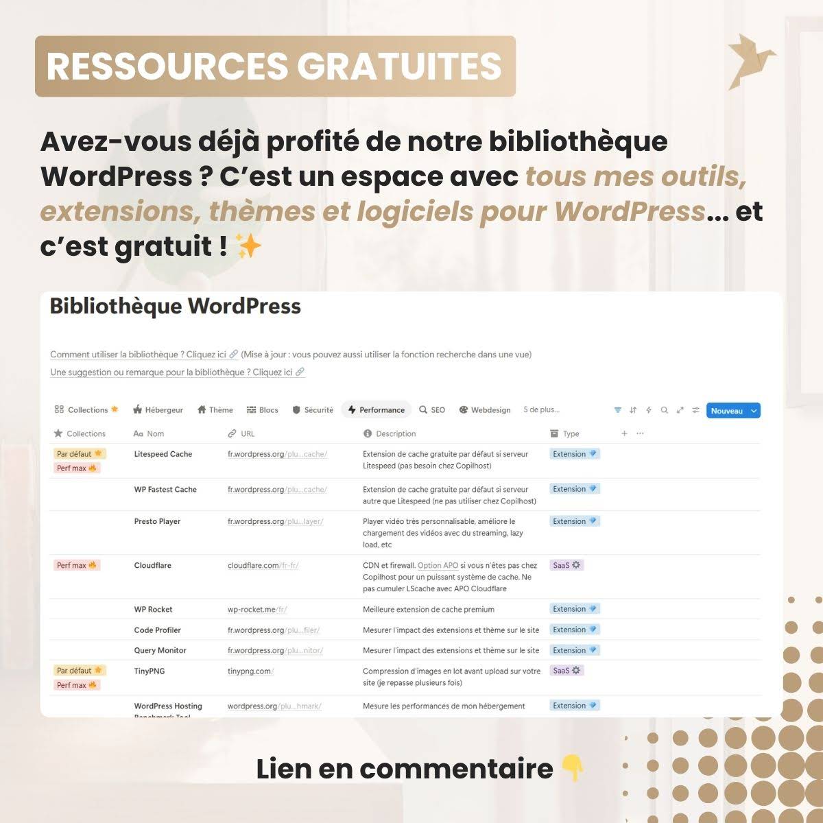 Post from Alexis - WP Origami, tutoriels WordPress