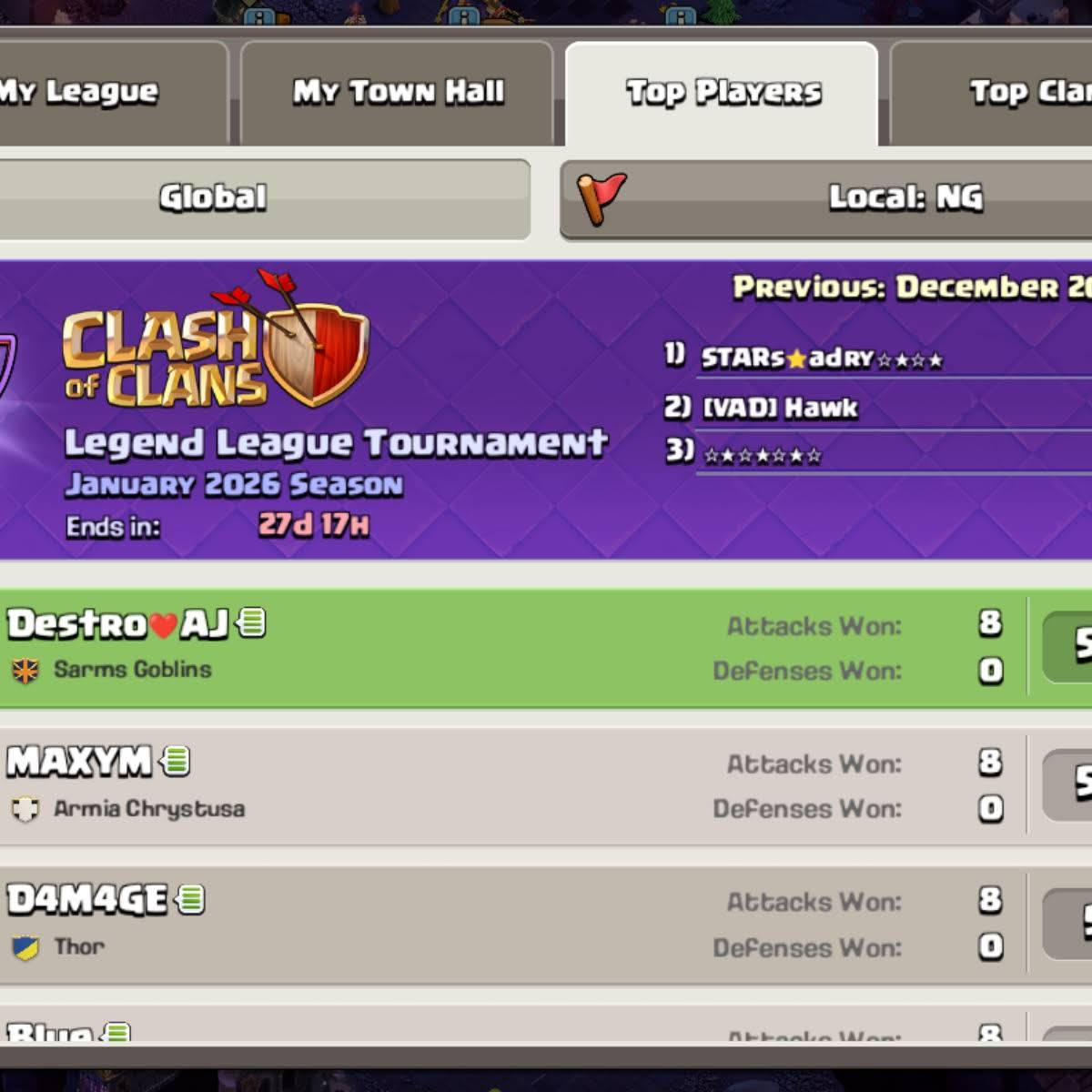 Post from Destro -Clash of Clans