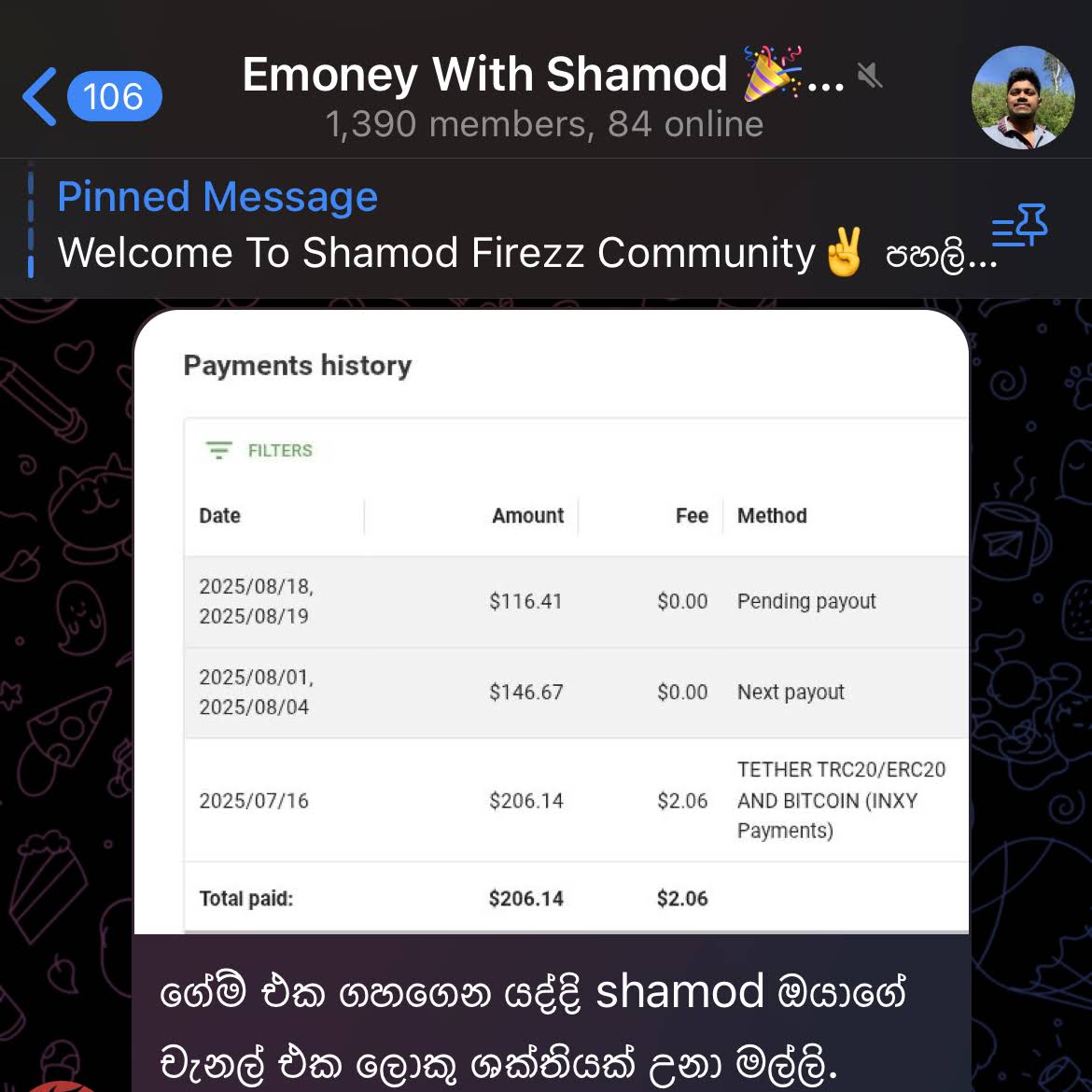 Post from Shamod Firezz