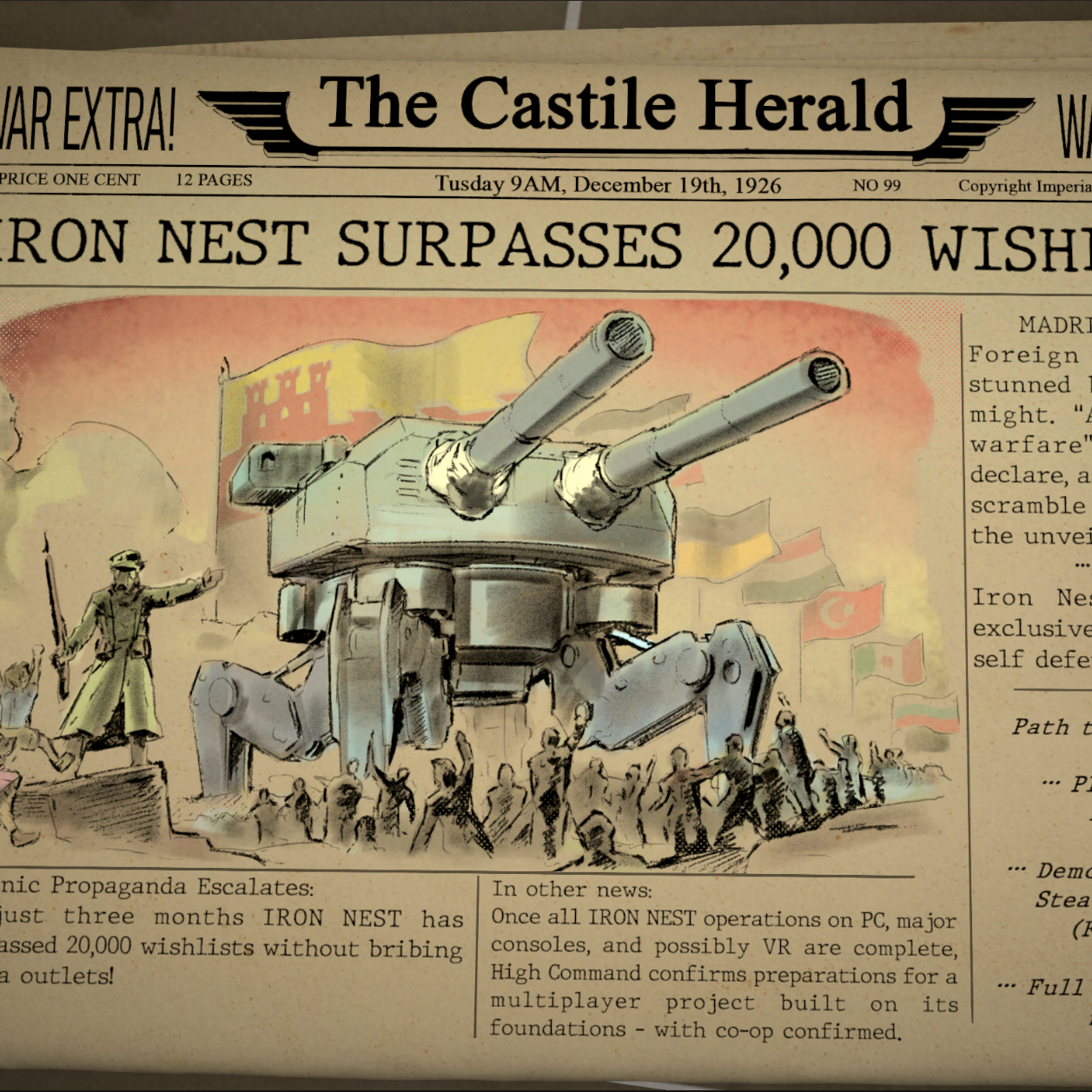 Post from IRON NEST: Heavy Turret Simulator