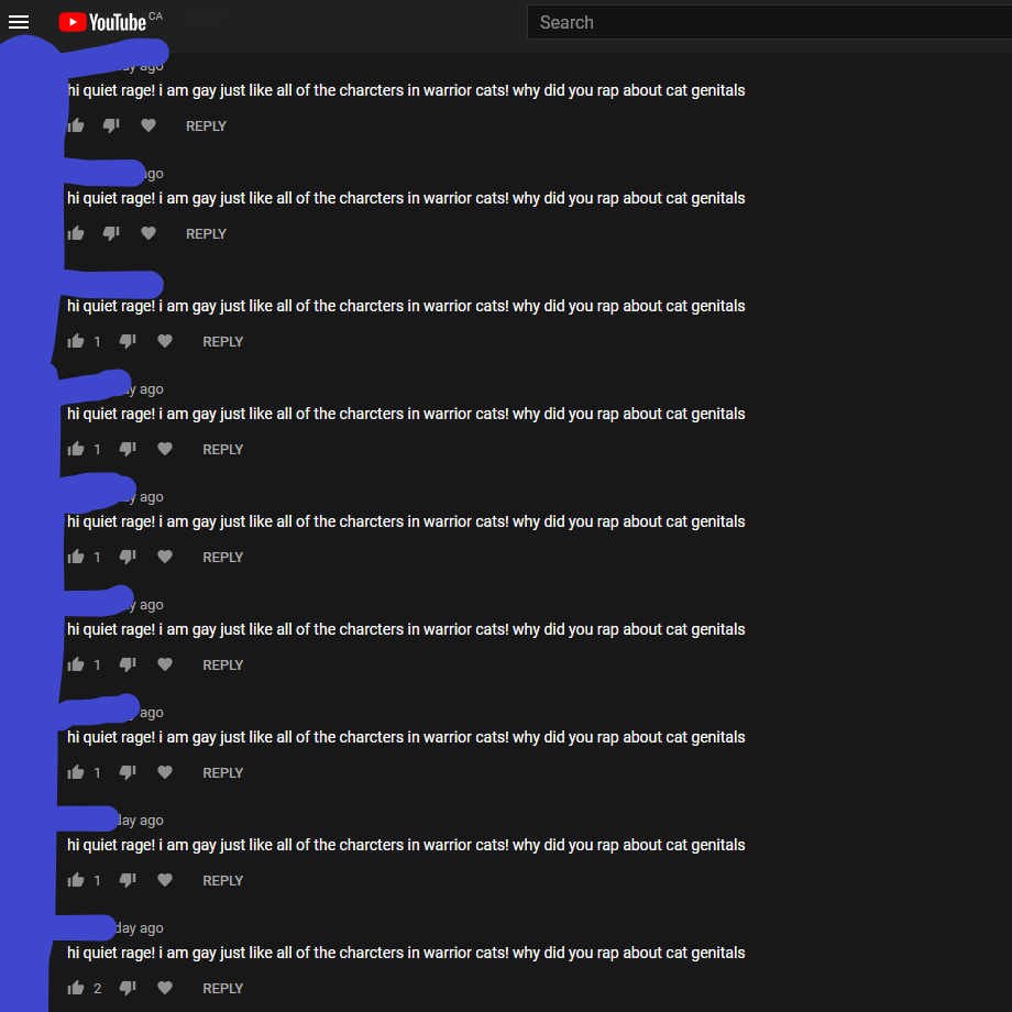 Post from Quiet Rage