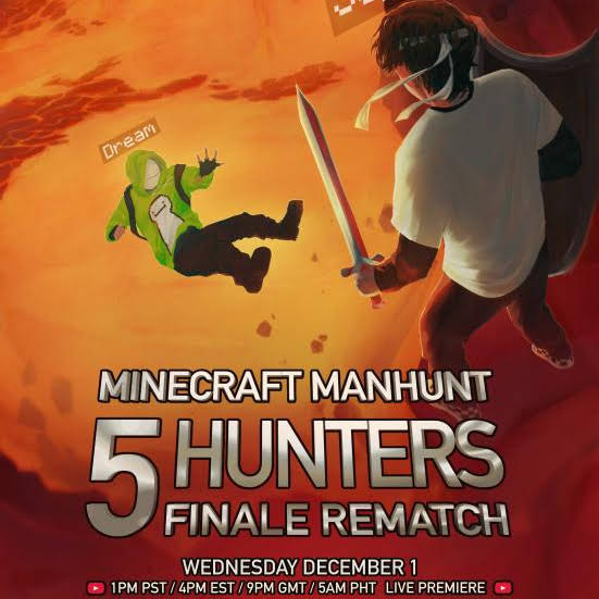 Poster Dream Minecraft Skin