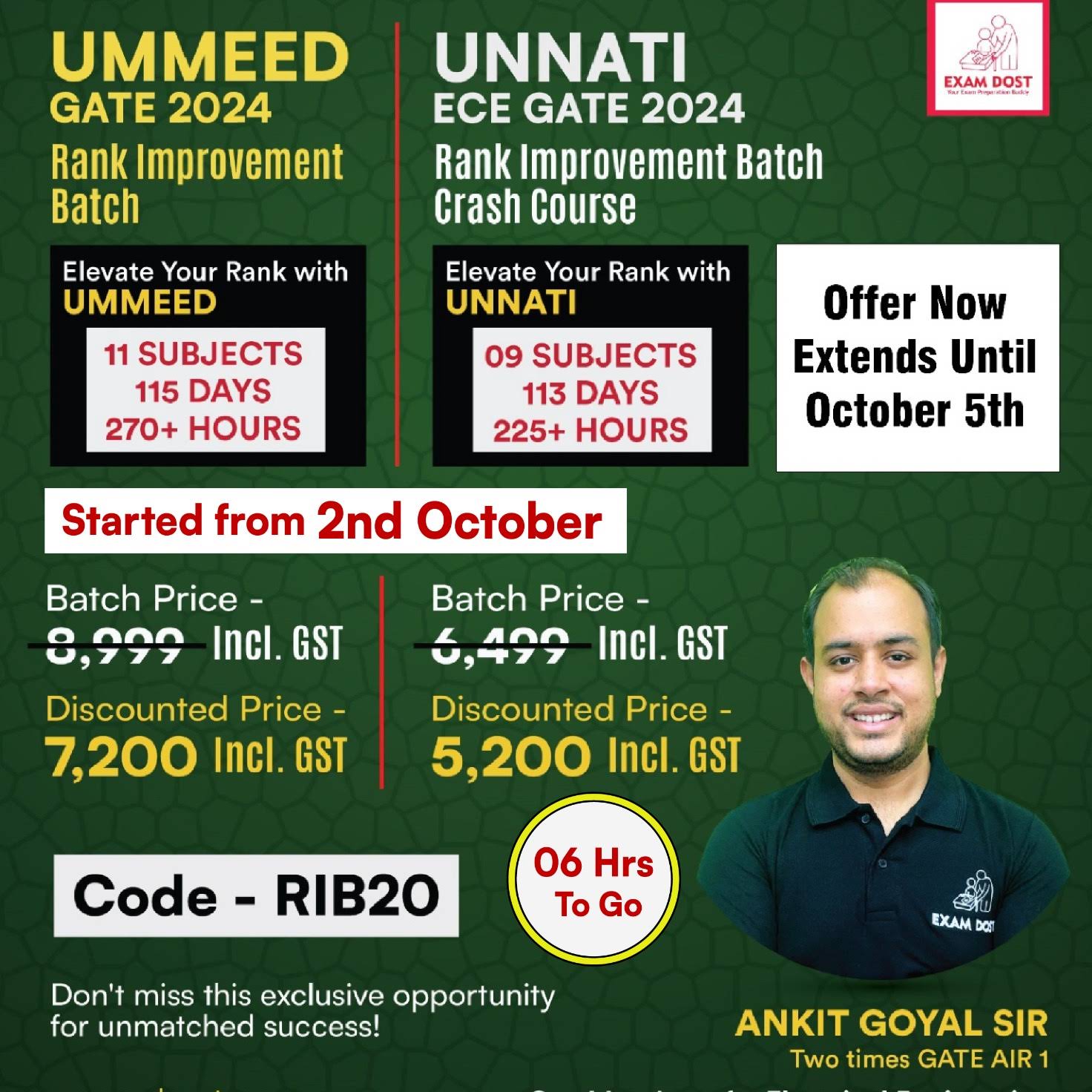 Post from EXAM DOST - Ankit Goyal