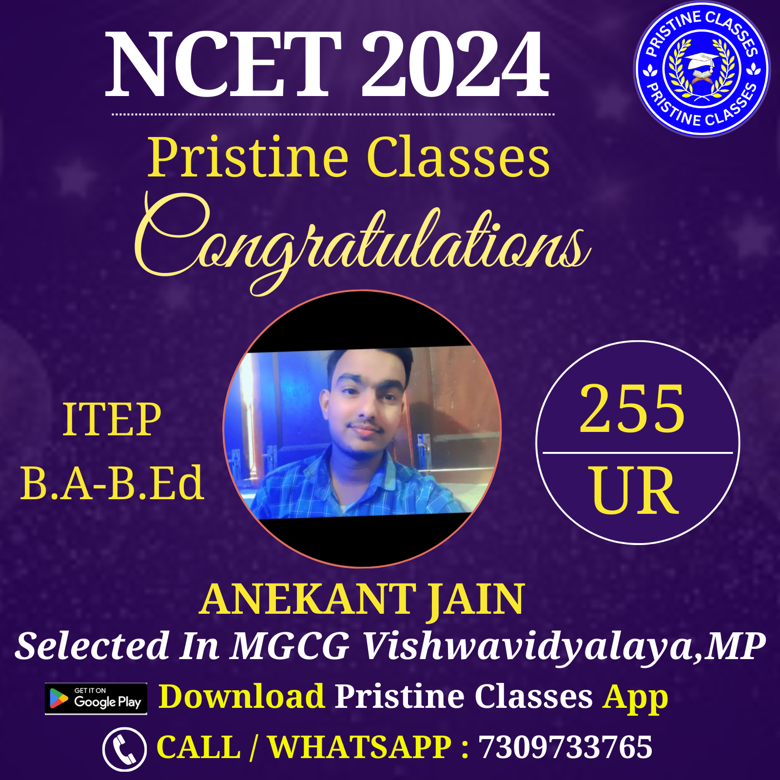 Post from Pristine Classes