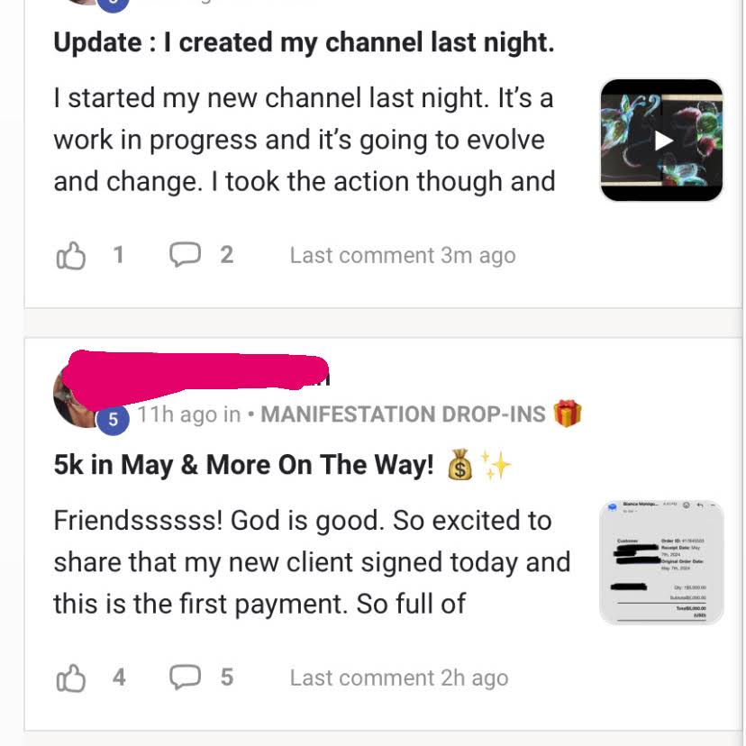 Post from Awakening with Michelle Thornton