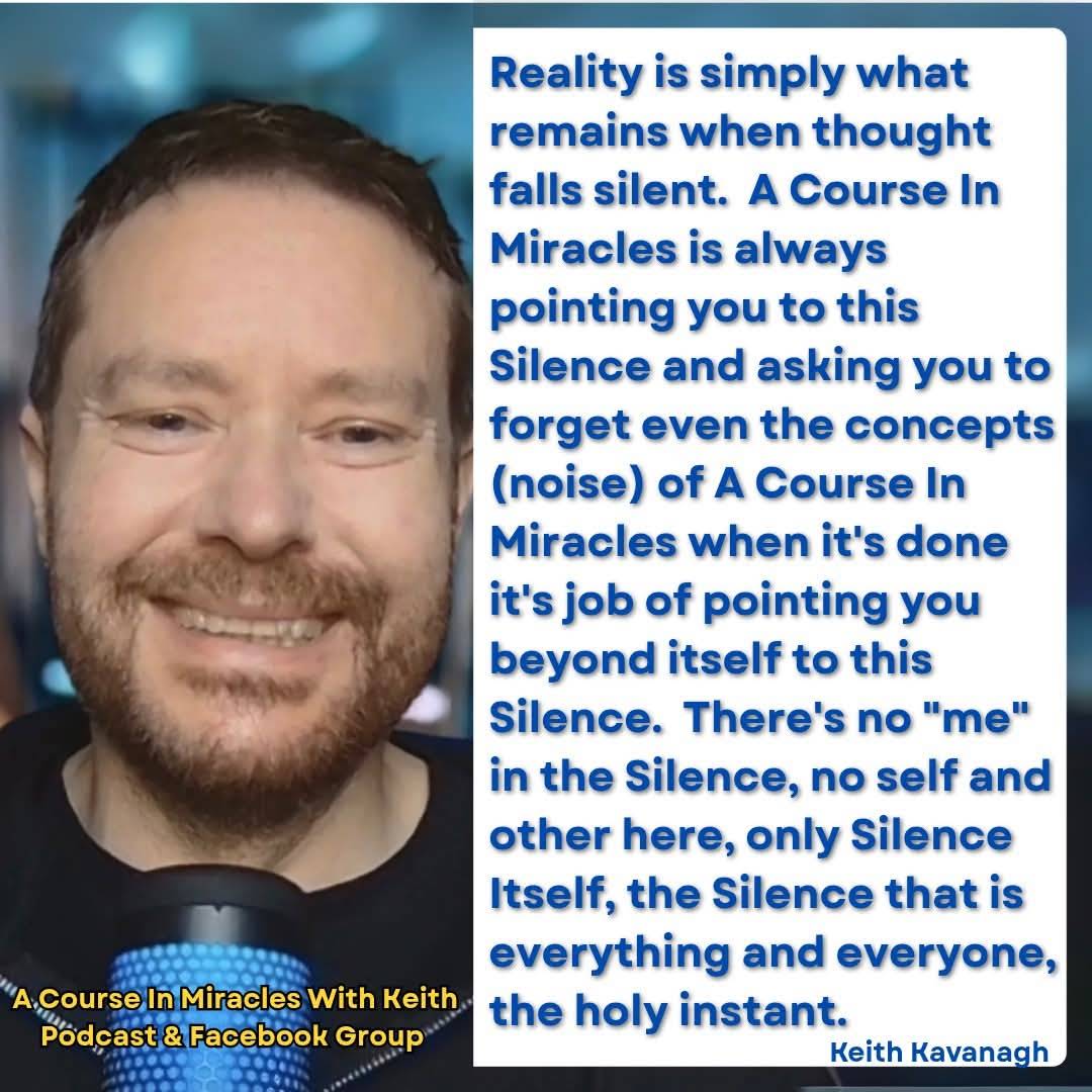 Post from A Course In Miracles With Keith