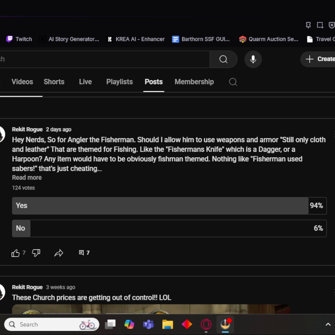 Post from Rekit Rogue