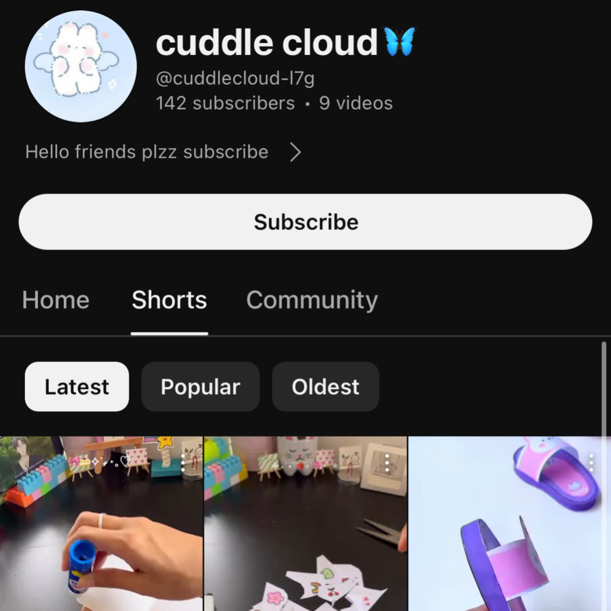 Post from Cuddle Cloud
