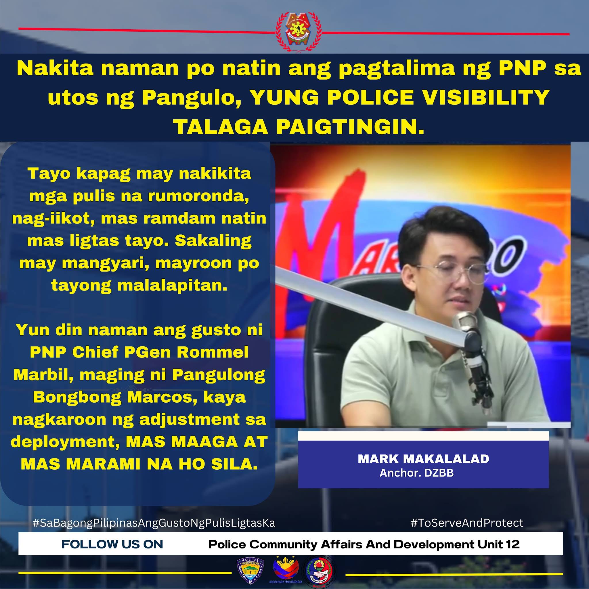 Post from PCADG Region 12