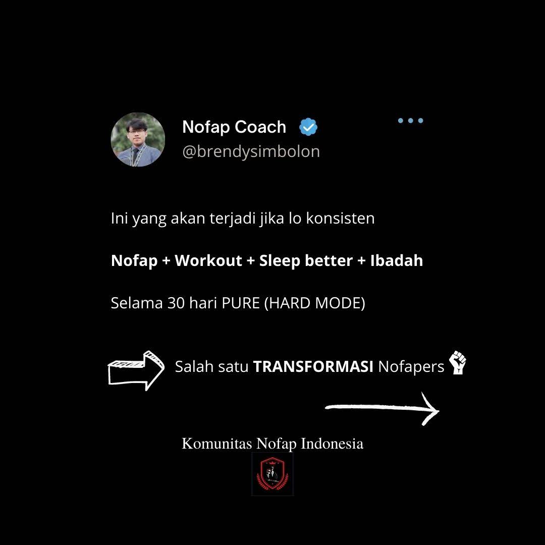 Post from Komunitas Nofap Indonesia 🇮🇩