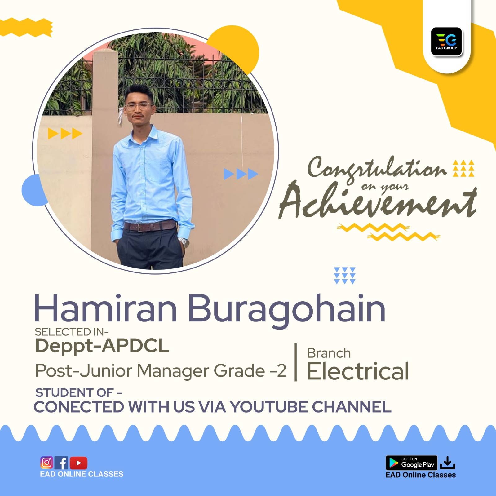 Post from EAD ONLINE CLASSES