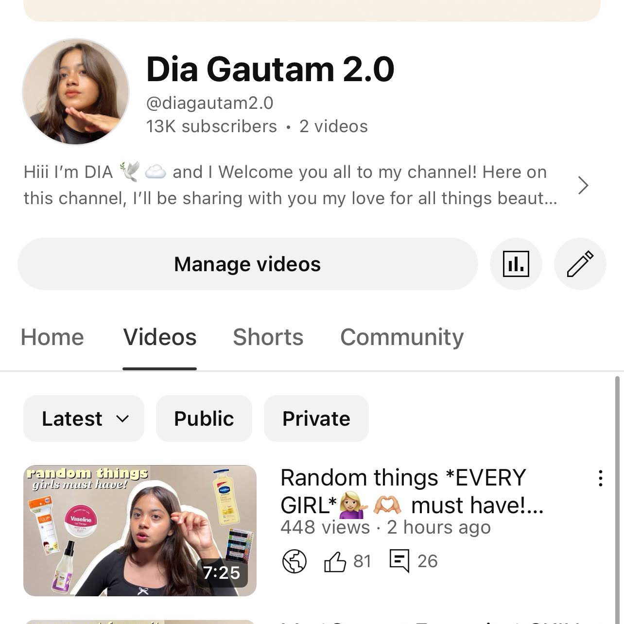 Post from Dia Gautam