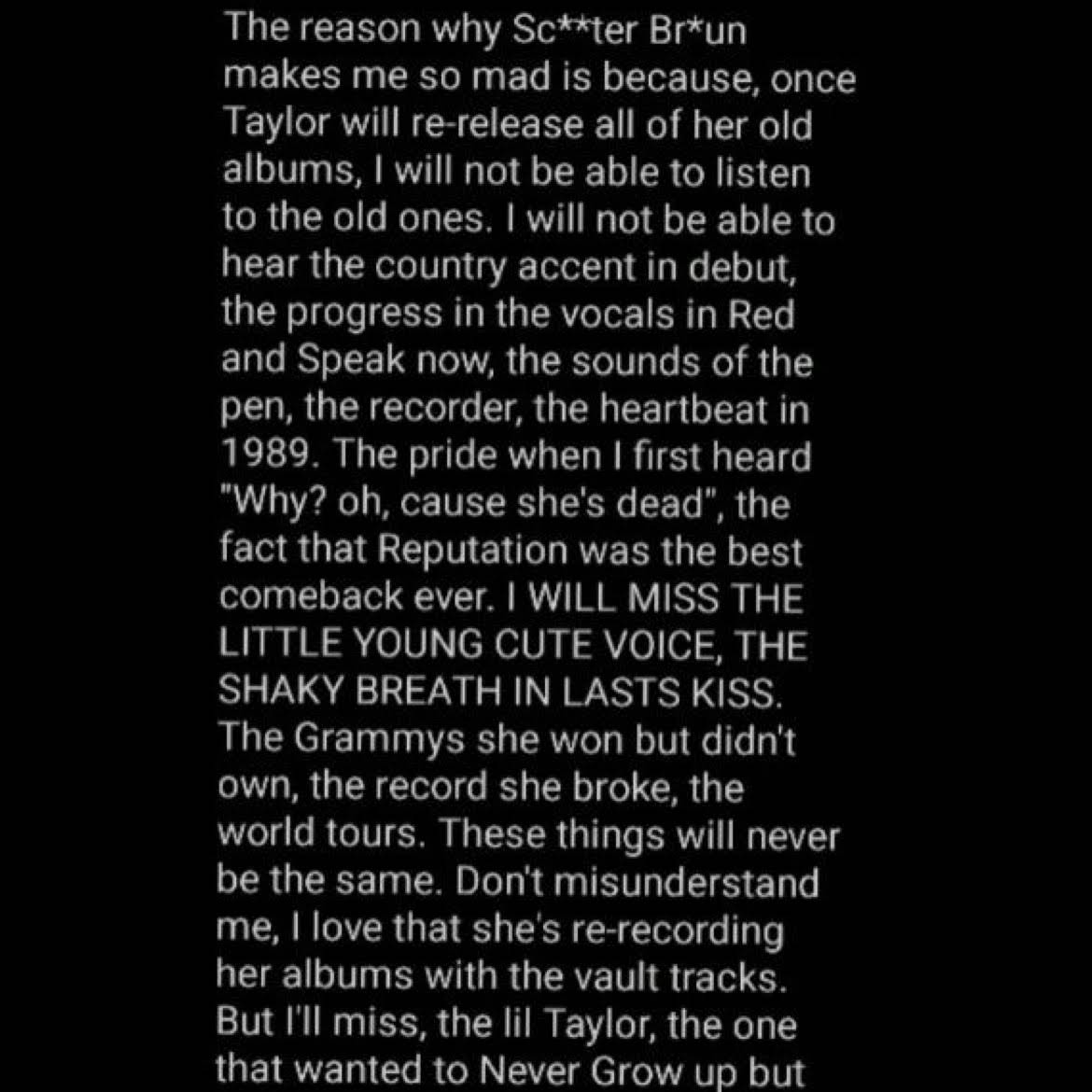 Post from swiftie nation