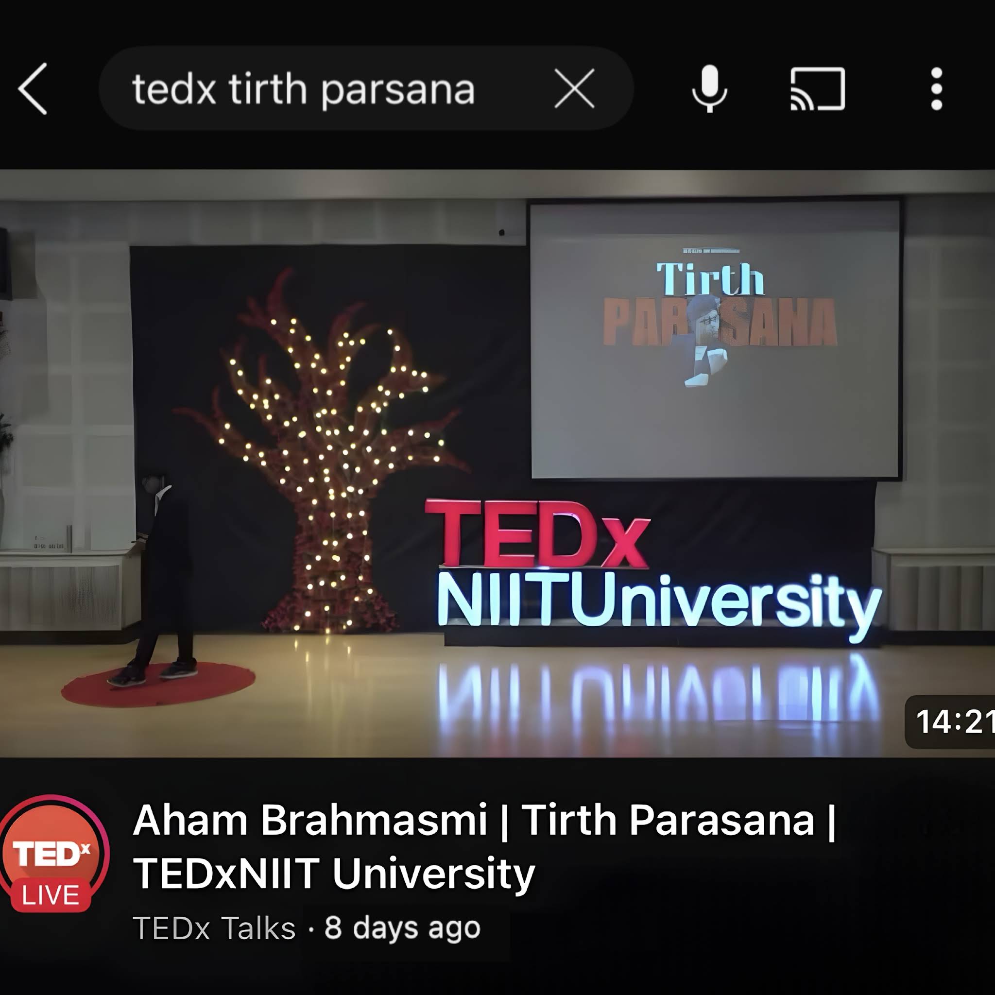 Post from Tirth