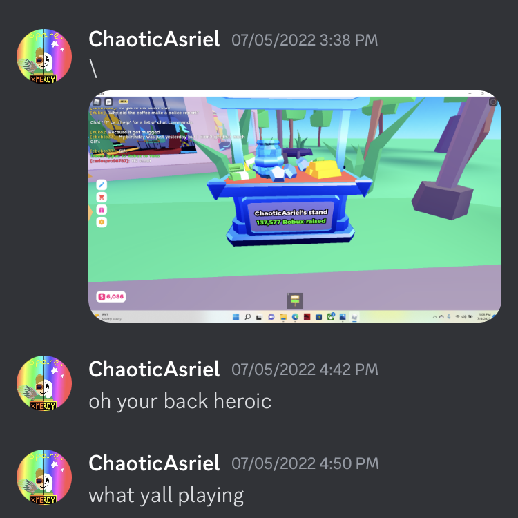 Post from Chaotic Asriel