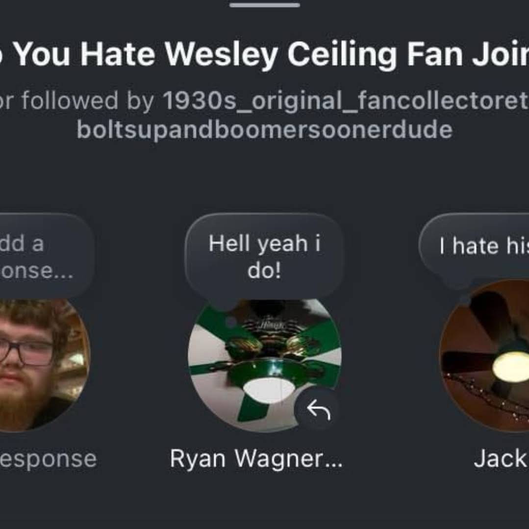 Post from Wesley's Ceiling Fan Joint