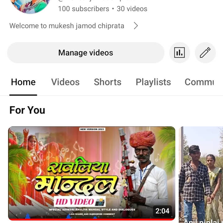Post from Mukesh Jamod Chiprata Vlogs 2025