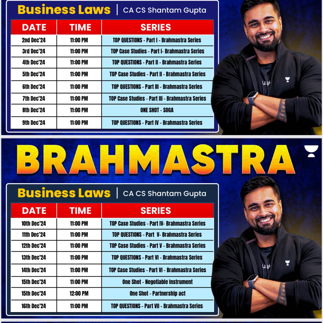 Post from CA Shantam Gupta Unacademy