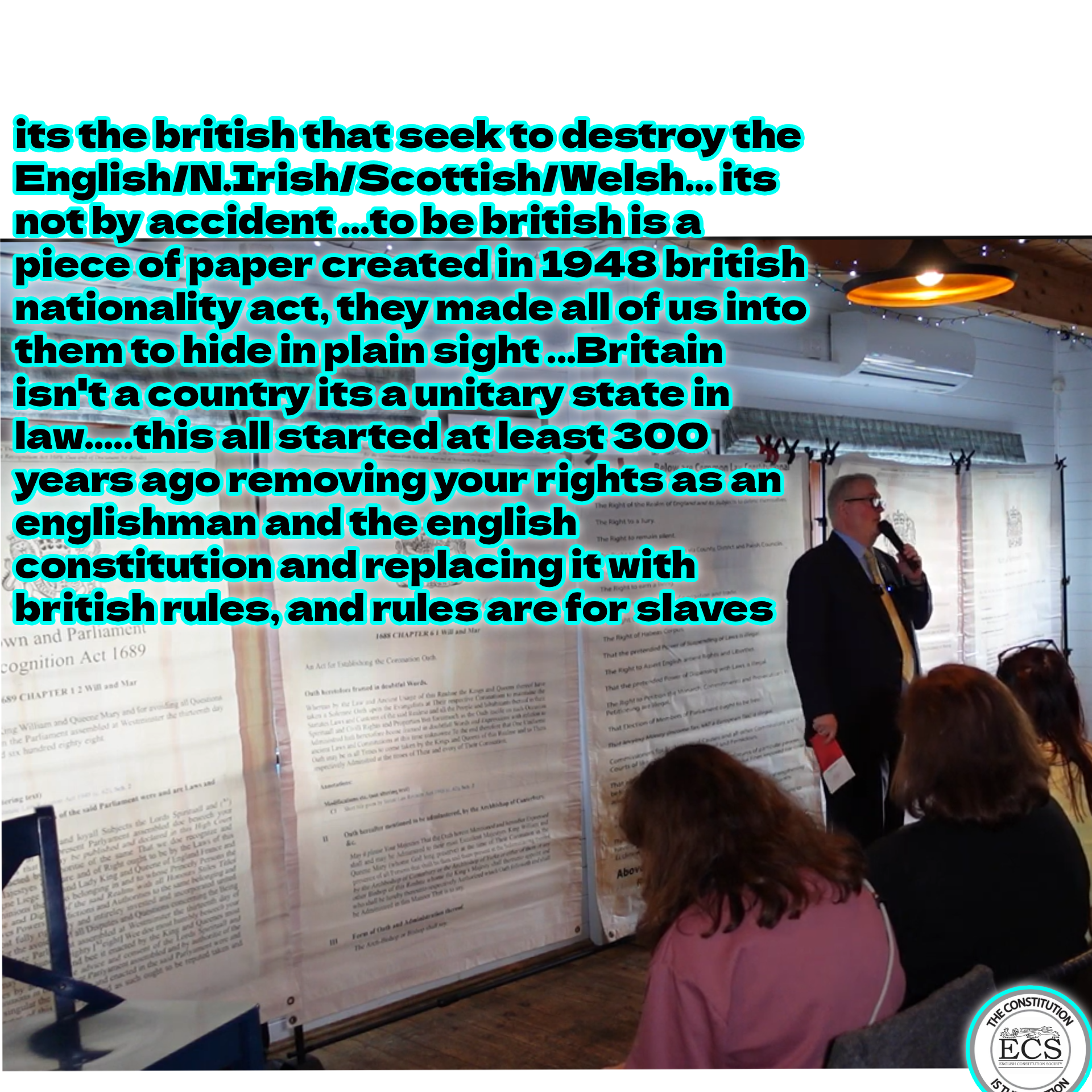 Post from English Constitution Party