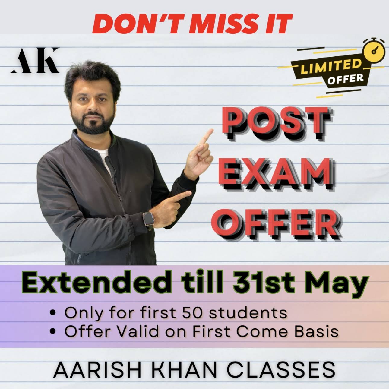 Post from CA Aarish Khan