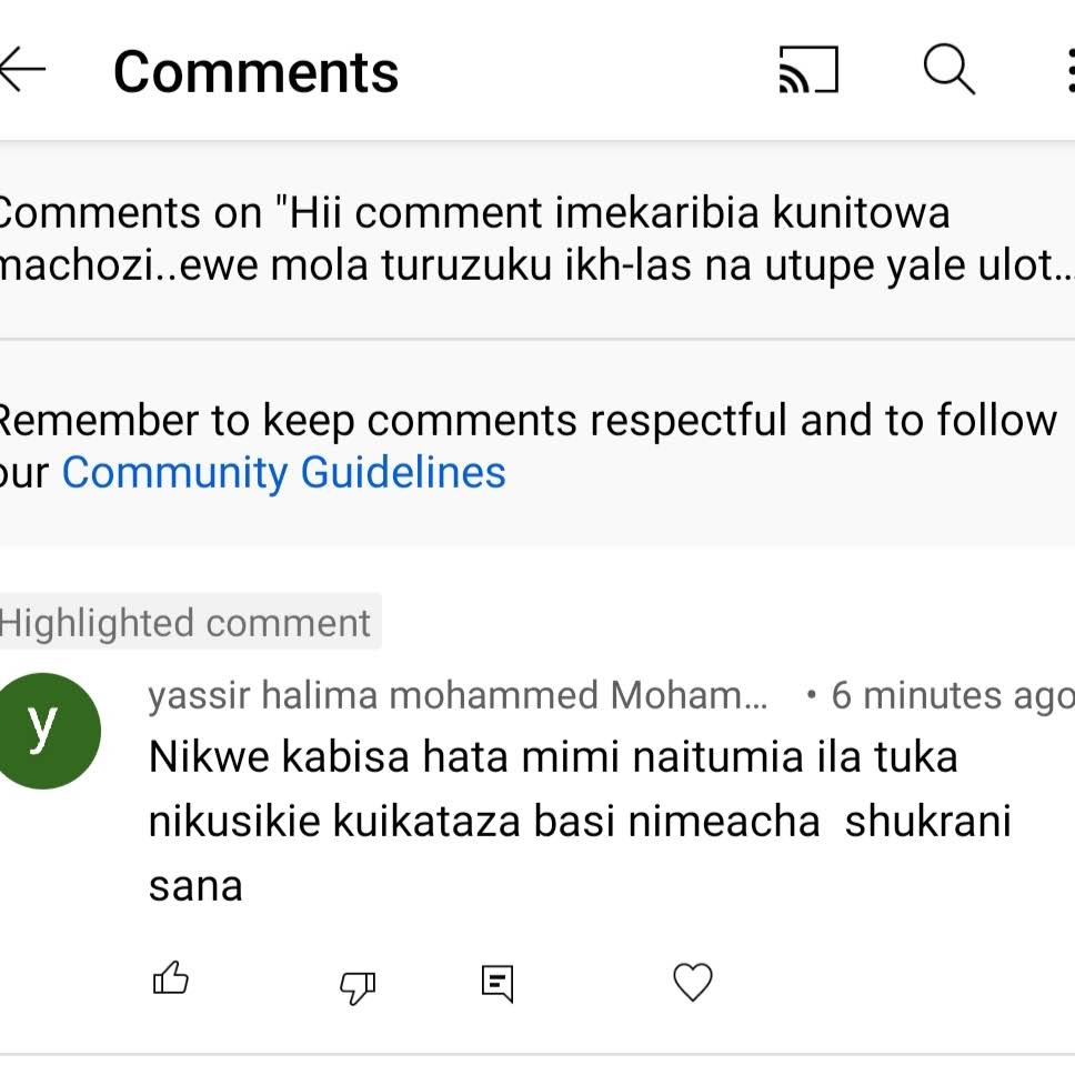 Post from Muhammad Nassor Bachu