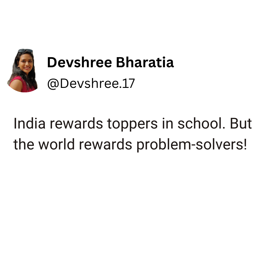 Post from Devshree Bharatia