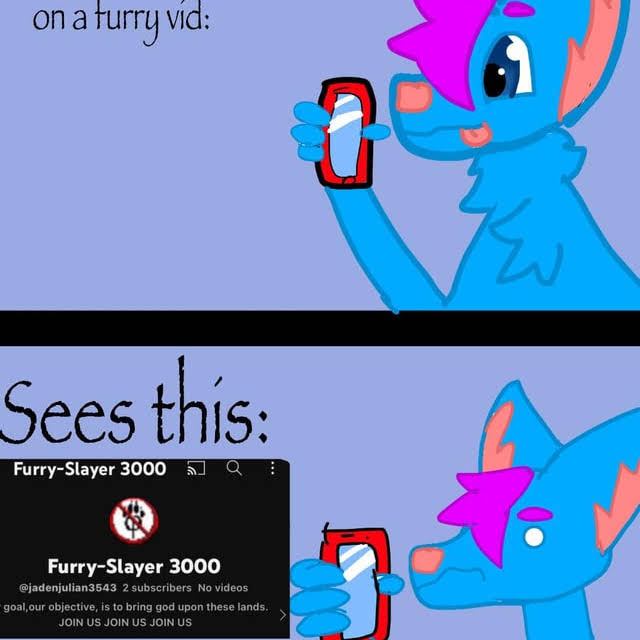 Post from furry protector