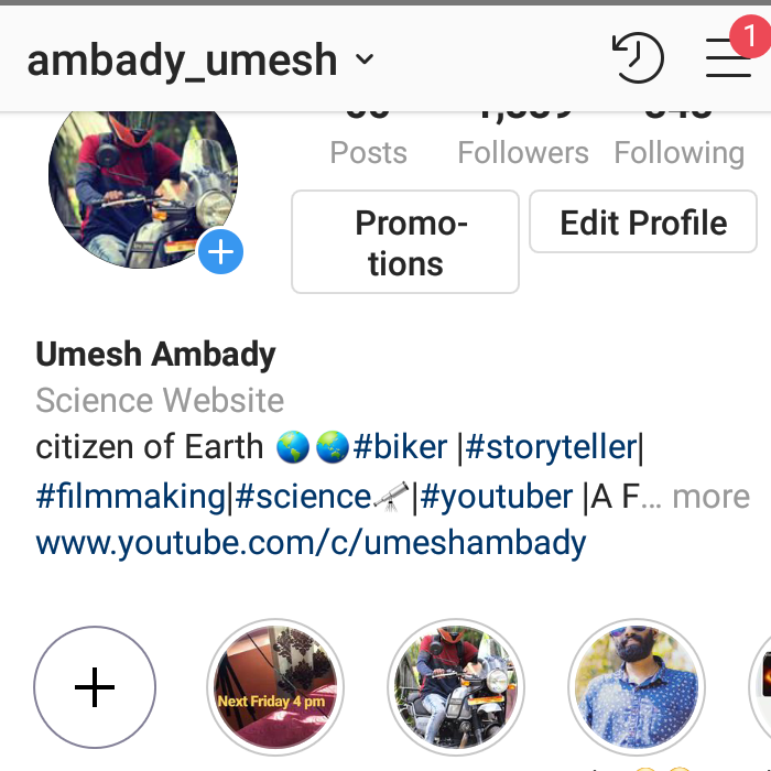 Post from umesh ambady