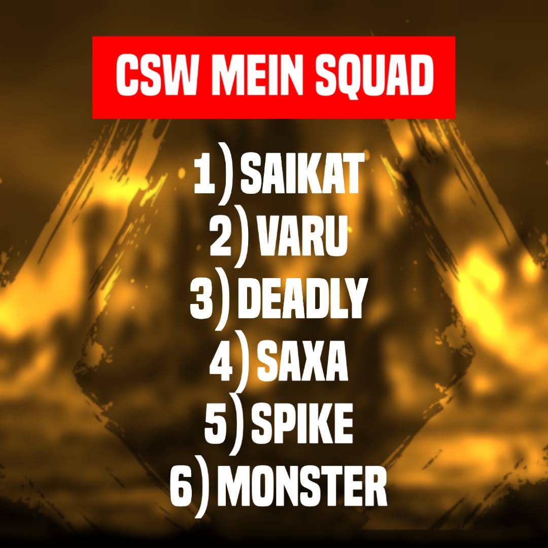 Post from CSW OFFICIAL