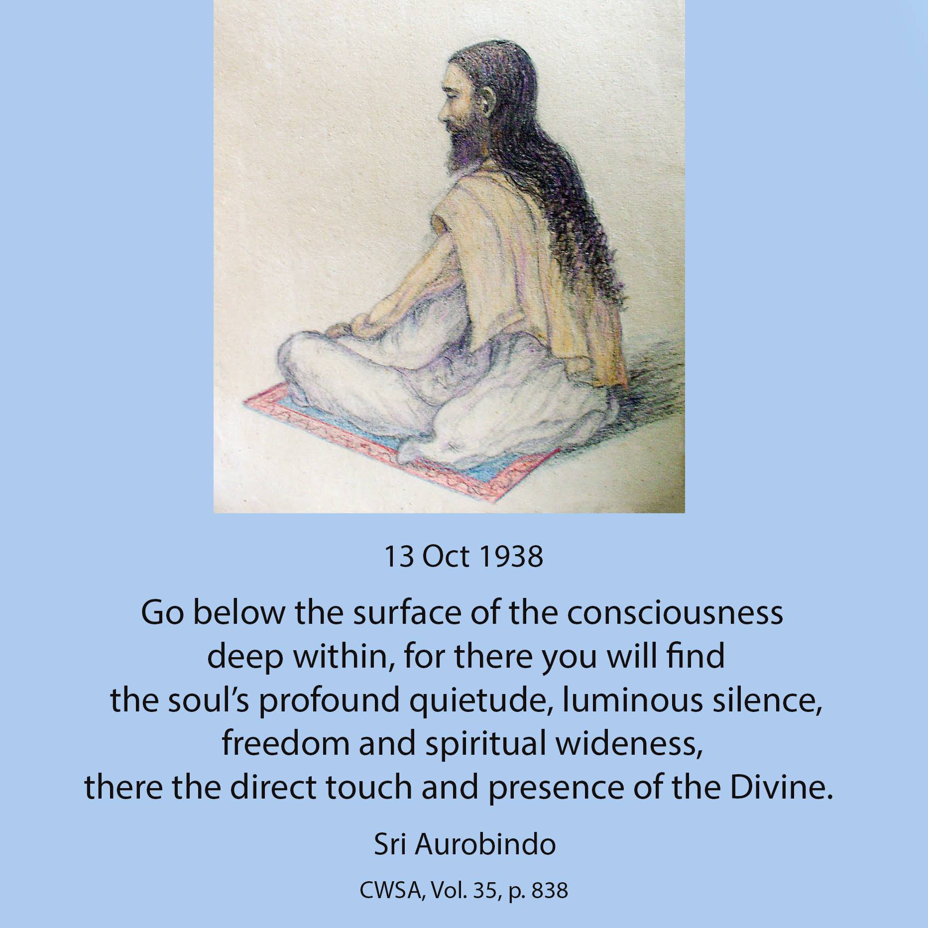 Post from Arvind T Akki Sri Aurobindo Ashram, Pondicherry