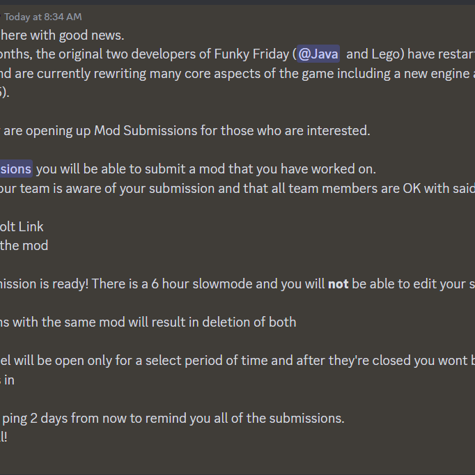 Post from MidFoal