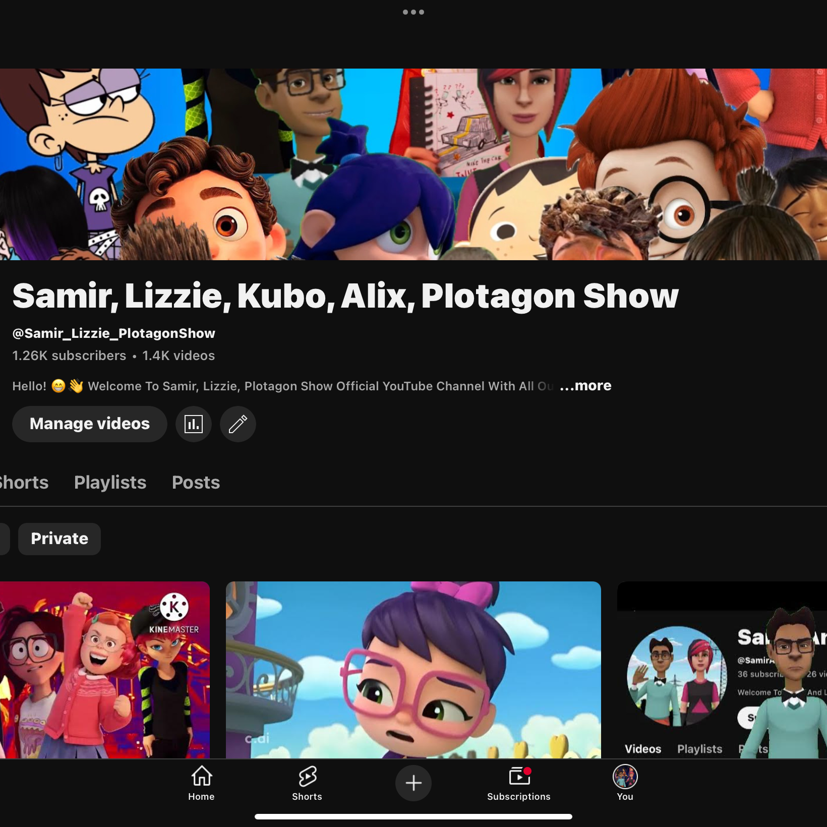 Post from Samir, Lizzie, Kubo, Alix, Plotagon Show