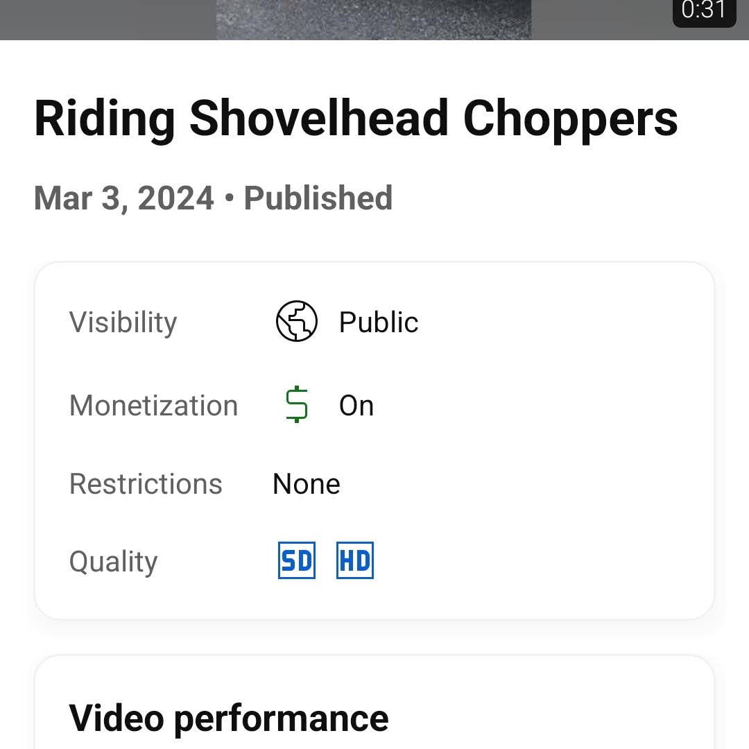 Post from hippie's chopper corner