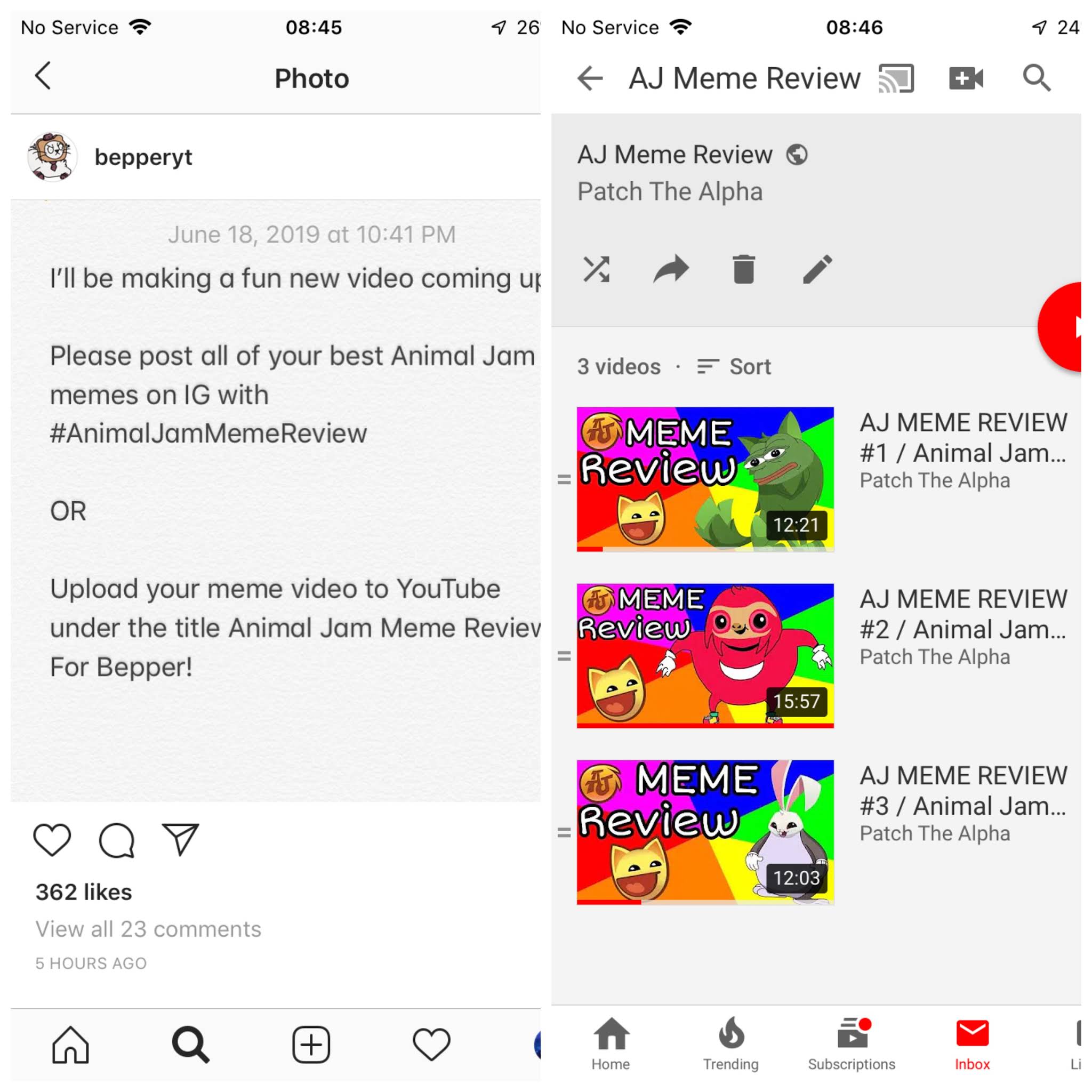 Post from Patch The Alpha